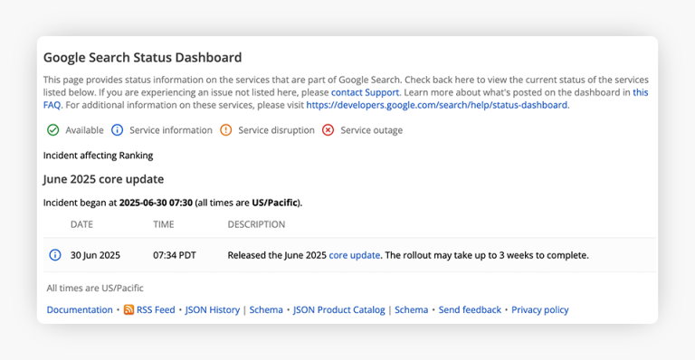 Google's June 2025 Core Algorithm Update Is Now Rolling Out — Legal Marketing & Technology Blog ...